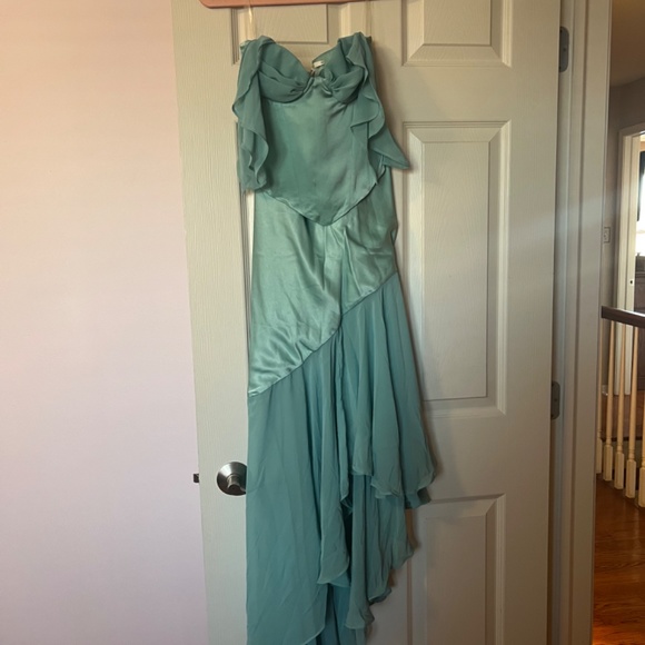 House of CB | Dresses | House Of Cb Isabella Jade Ruffle Sleeve Corset ...